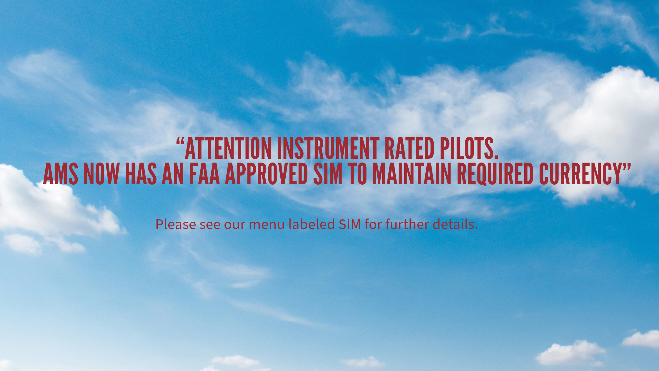 Home | AMS Flight School